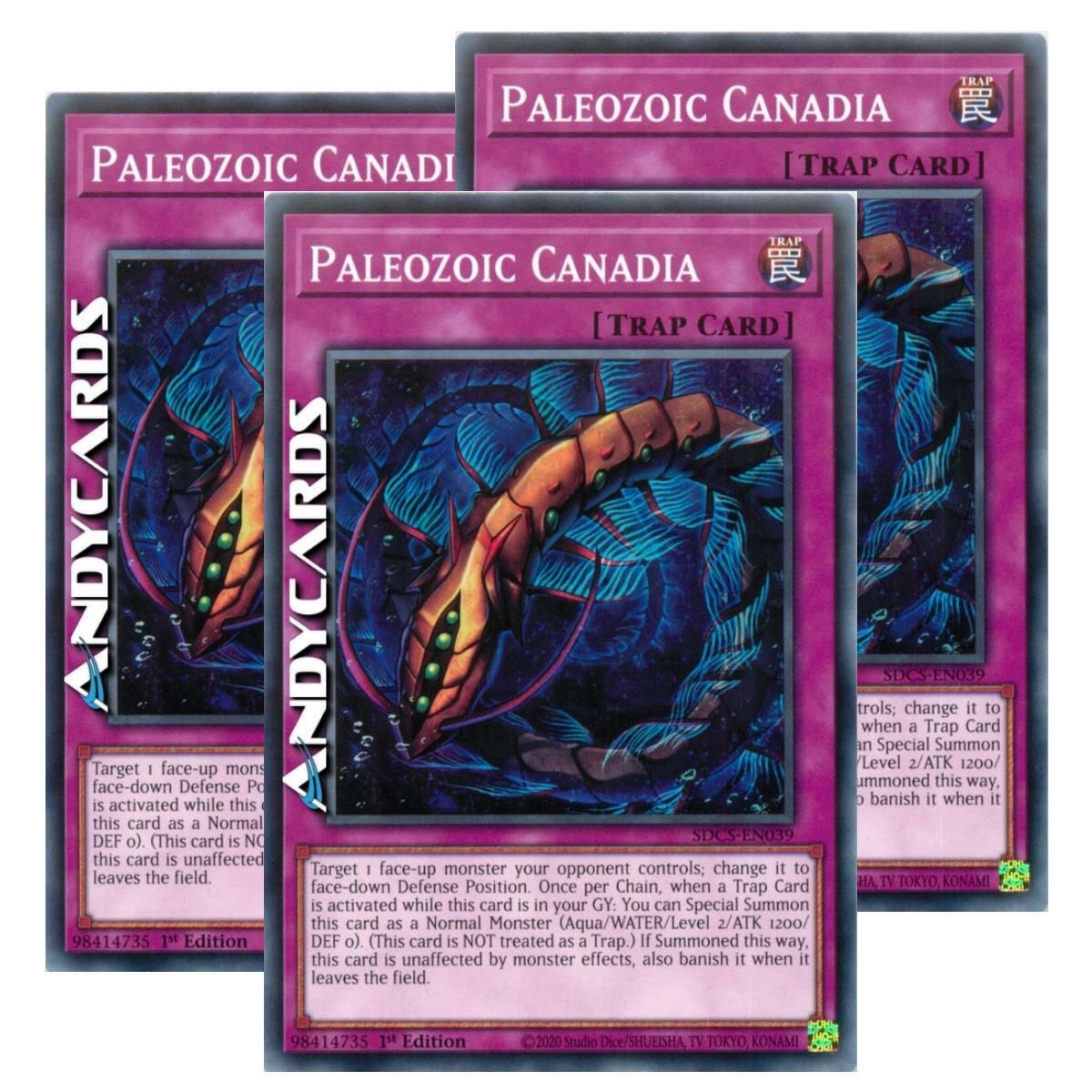 3x PALEOZOIC CANADIA • (Canadia Paleozoica) • Comune • SDCS EN039 • 1Ed ...