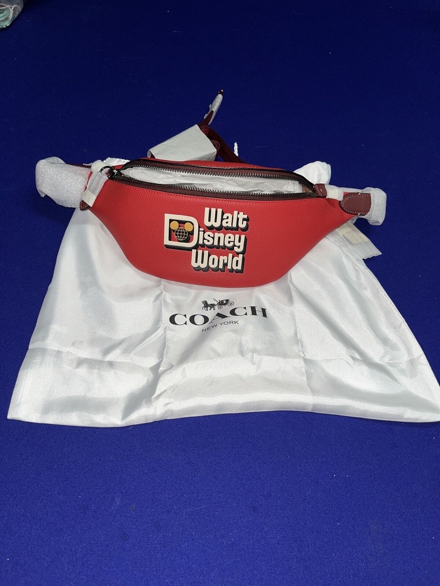 DISNEY X COACH CHARTER BELT BAG 7 WITH WALT DISNEY WORLD DISNEY X COACH CHARTER BELT BAG 7 WITH WALT DISNEY WORLD