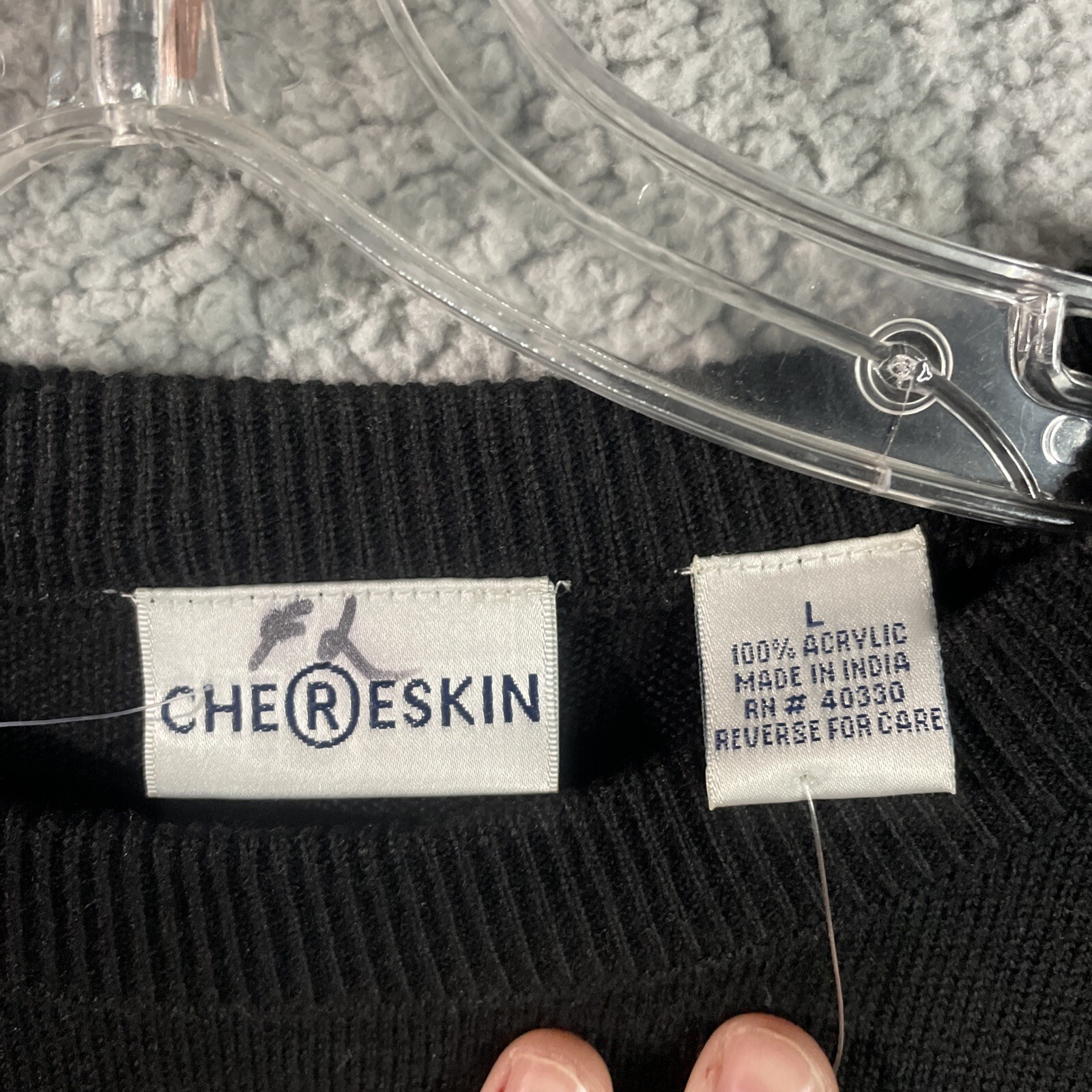 Vintage Chereskin Sweater Adult Large Black Argyle Diamond Pullover ...