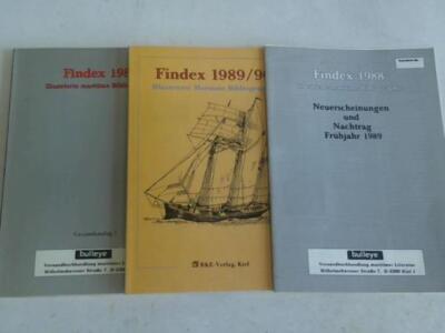 Findex 1988/Findex 1989/90.. Illustrierte maritime Bibliographie. 2 ...