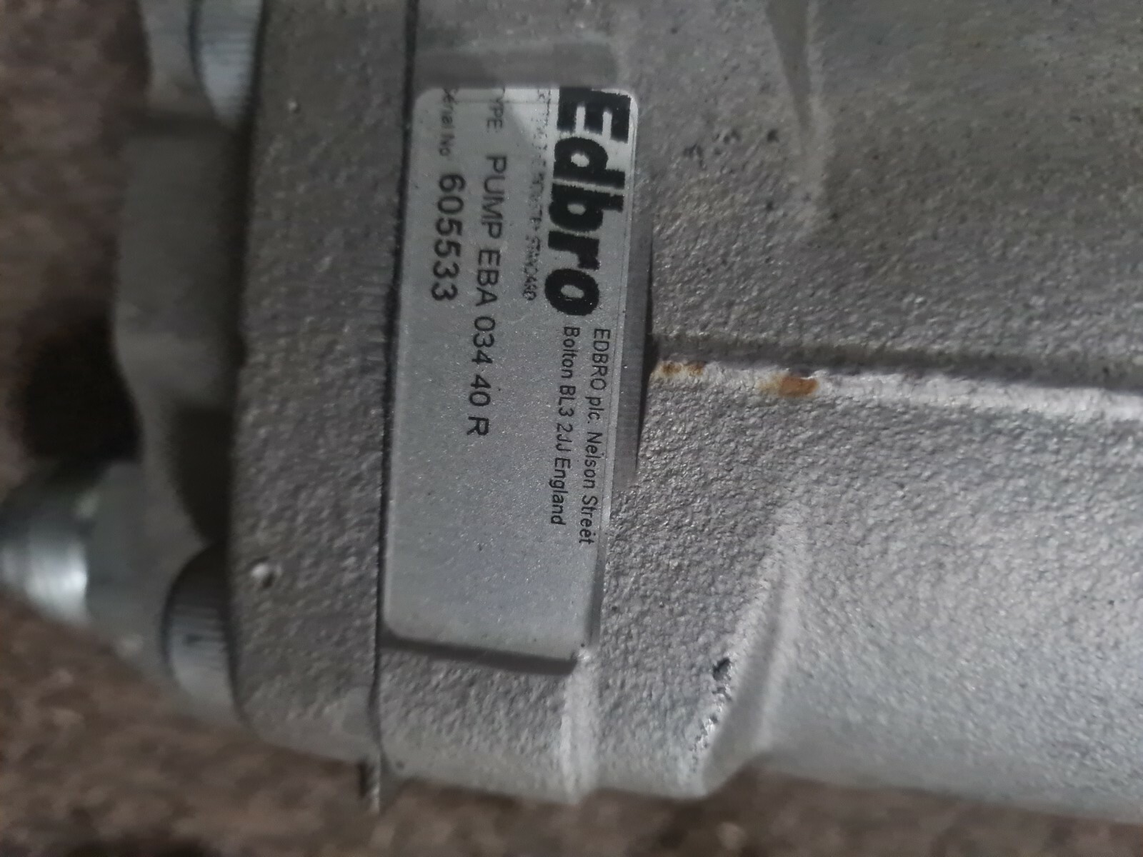 EDBRO Hydraulic pto pump | eBay