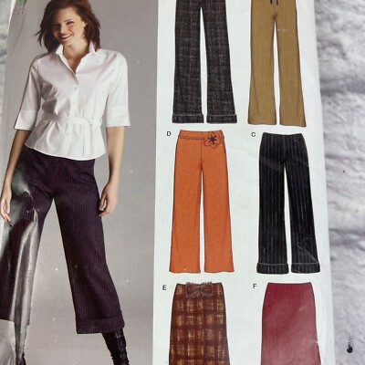Vintage New Look #6510 Pattern For Women’s Size A (10-22) Pants, Skirts ...