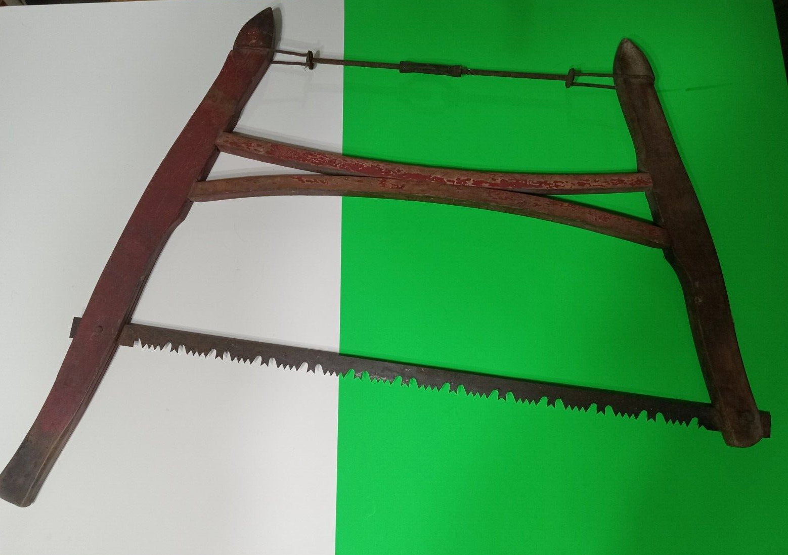 Antique Buck Cross Cut Wood Bow Saw Mid. 1800's | eBay