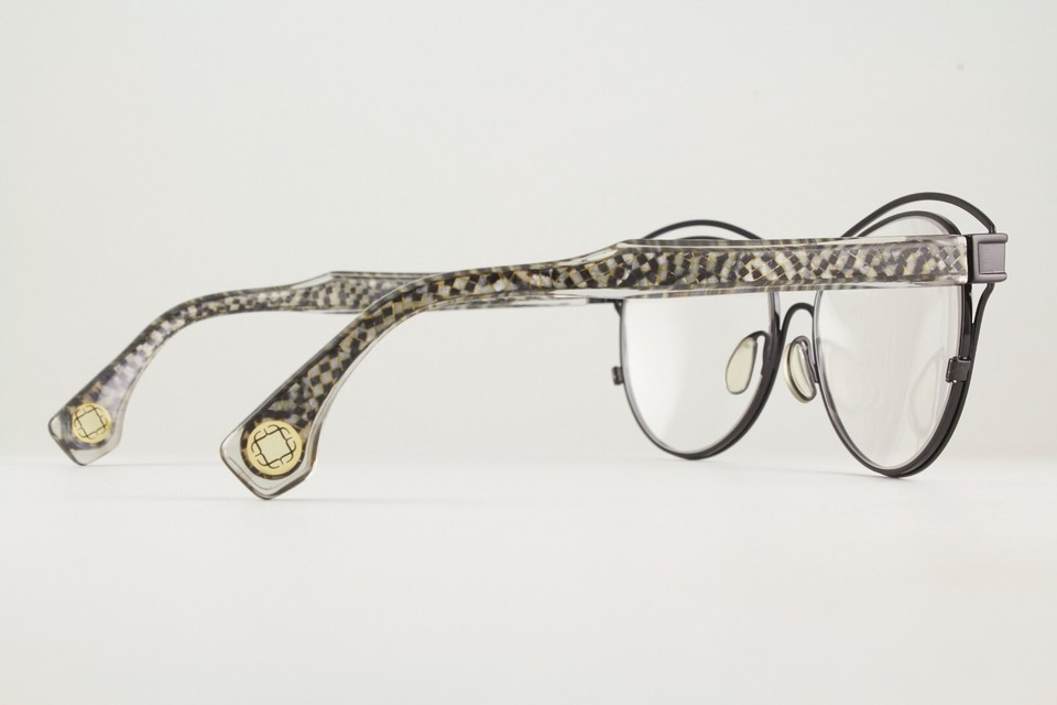 Rare Authentic Blake Kuwahara KLEE BLACK 57mm Black Multicolor Frames ...