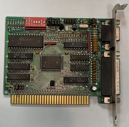 💻 PCB0078B ISA PRINTER AND GRAPHIC CARD 12M | eBay
