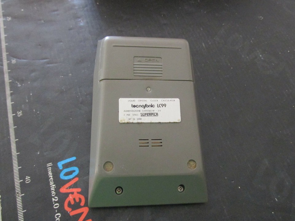 Rare TECNOSONIC LC99 Vintage Original Working Calculator From The 70s ...