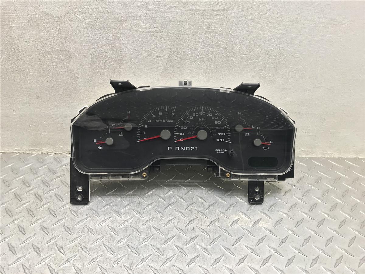 2004 FORD EXPEDITION SPEEDOMETER CLUSTER W/O MESSAGE CENTER OEM 4L1Z ...