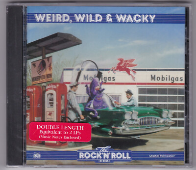 WEIRD, WILD & WACKY The Rock N Roll Era DOUBLE LENGTH CD 1991 Brand New ...