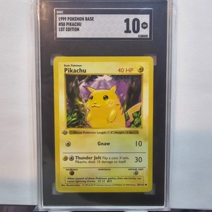 Pikachu 1999 Pokemon Game #58 1st Edition (Yellow Cheeks) Price Guide ...