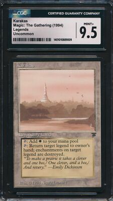 Legends Karakas CGC 9.5 Graded Magic MTG (9009) -magicgraders- | eBay