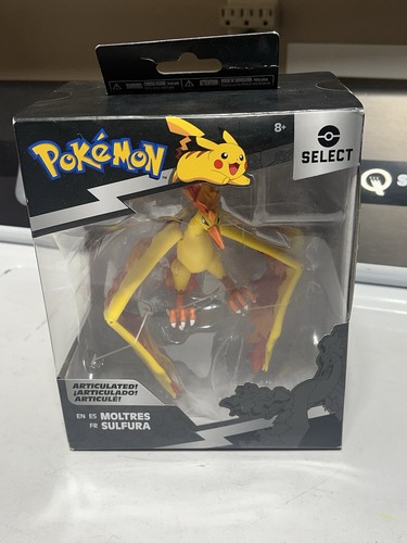 Pokemon Select 2022 Series 3 Articulated Battle Figure 6" MOLTRES - New ...