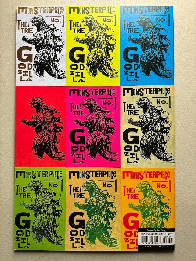 Godzilla’s Monsterpiece Theatre #1 • Jim Rugg CVR 1:10 Variant • 2024 ...