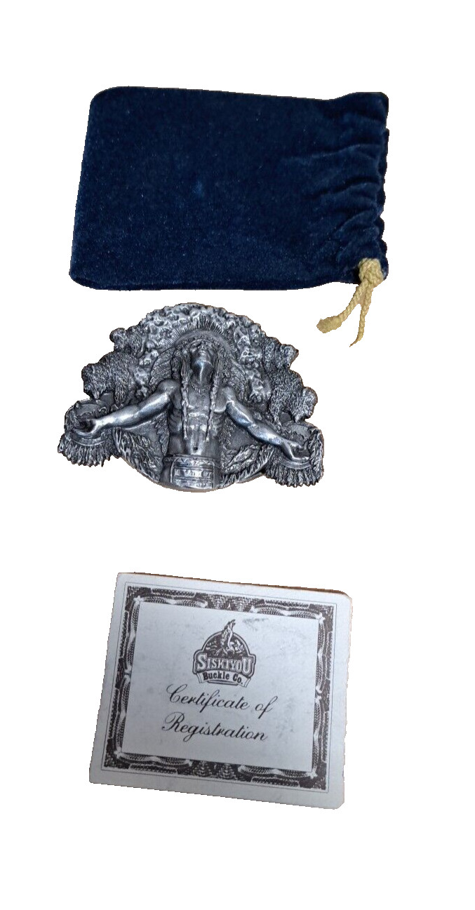 1981 Bergamot Siskiyou Native American Indian Chief B… - Gem