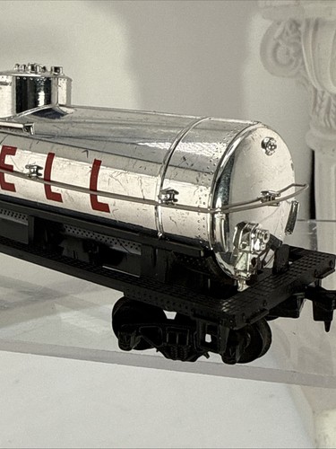 Tyco Shell Fuel Tanker HO Scale Chrome Train Tanker Advertising | eBay
