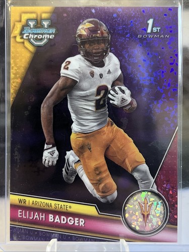 2023 Bowman U Chrome Purple Refractor 210/399 Elijah Badger #11 | eBay