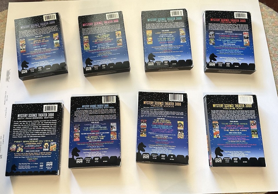 Lot of 26 Mystery Science Theater 3000 MST3K DVDs Box Set | eBay