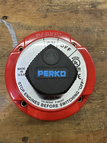 Perko Surface Mount Marine Main Battery Disconnect Switch for Boats | eBay
