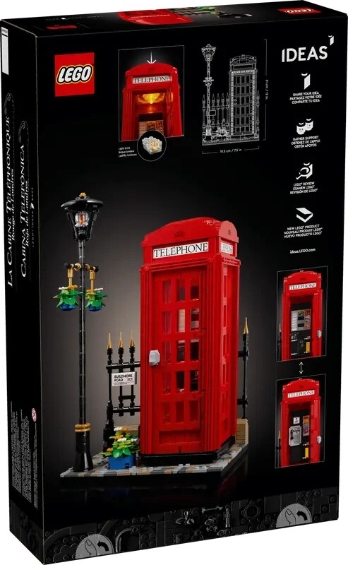 Lego Red London Telephone Box Set 21347 | Compare Prices