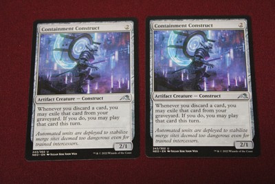 Containment Construct x2 Kamigawa Neon Dynasty NM Never Played MTG | eBay