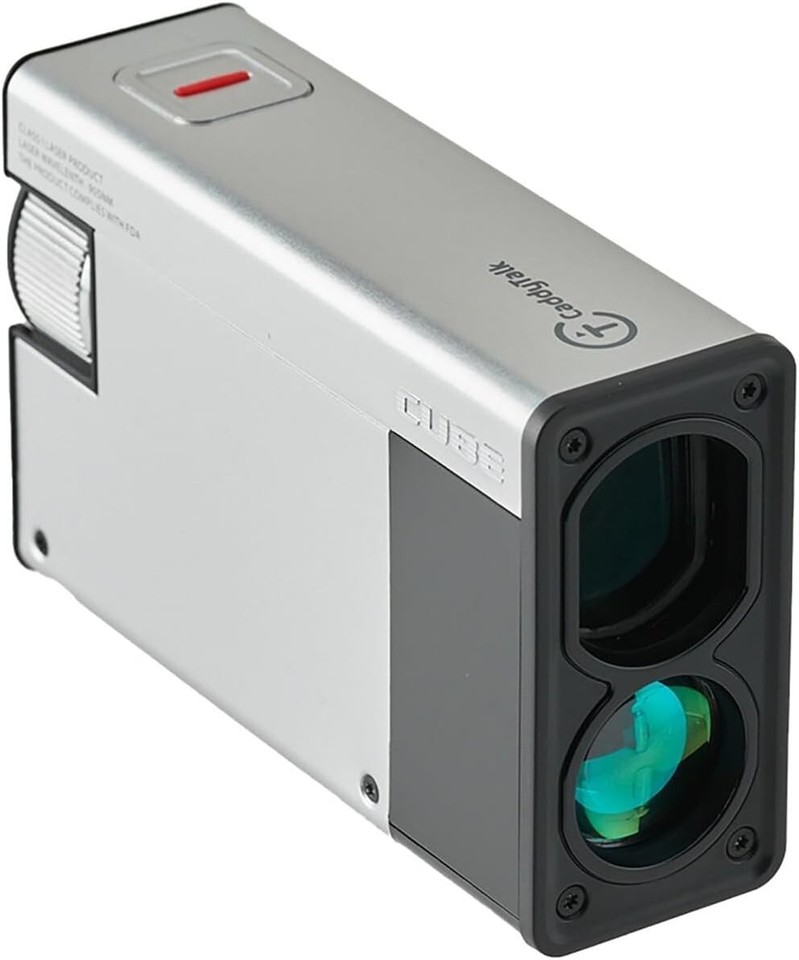 GOLFZON Caddy Talk Cube golf distance measuring device silver F/S new ...