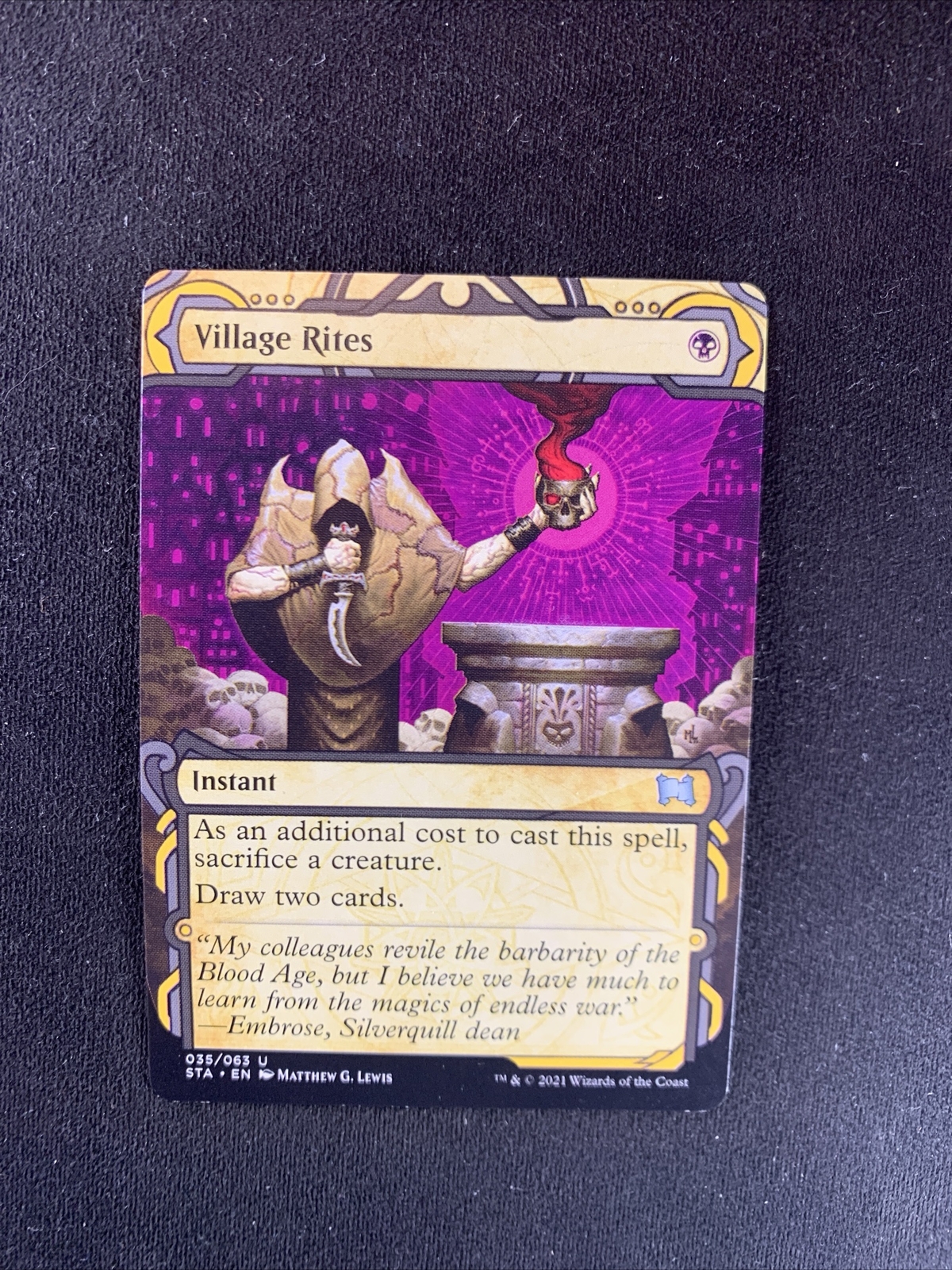 MTG Village Rites Strixhaven: Mystical Archives 035/063 Regular ...
