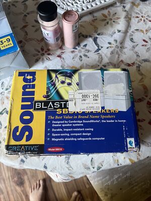 1997 Creative SBS10 Sound Blaster Speakers Vintage Gaming PC External ...