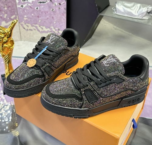 SKEL high-end light luxury men's and women's diamond bread shoes US9.5 ...