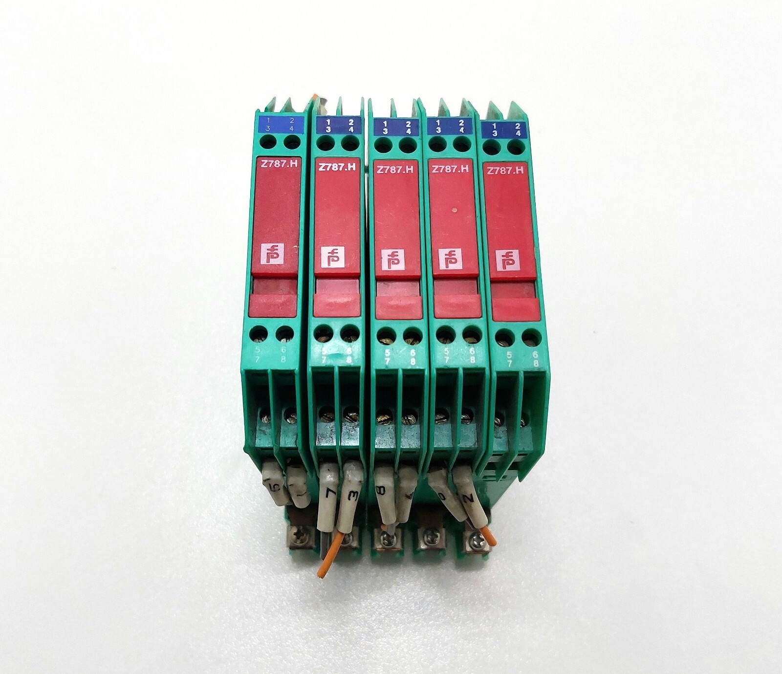 Lot of 5 PEPPERL & FUCHS Z787.H Safety Barrier | eBay