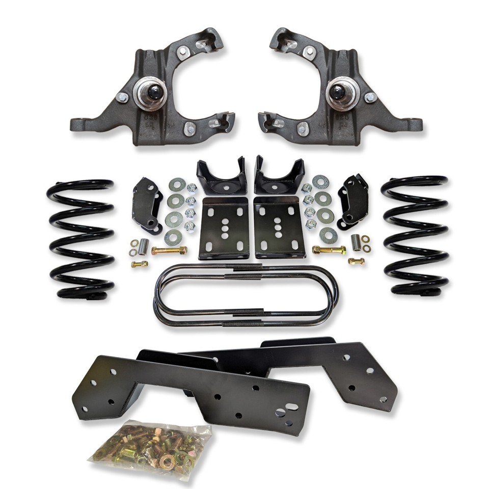 1973-1987 GMC C20 6"/8" Drop Kit SBC 14 Bolt Complete Lowering Kit with ...