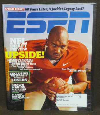 ESPN134 ESPN THE MAGAZINE APR 23 2007 AMOBI OKOYE | eBay
