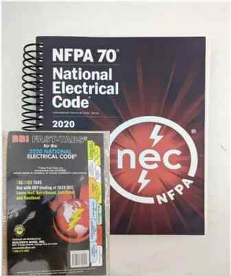 NFPA 70 National Electrical Code NEC 2020 Edition Spiral +BBI Fast Tab ...