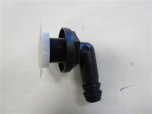 SCUPPER DRAIN ELBOW 3999 BLACK / WHITE 1/2" W/ STRAINER MARINE BOAT | eBay