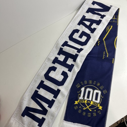 University of Michigan Wolverines 100 Anniversary Hockey Scarf ~ SGA 52 ...