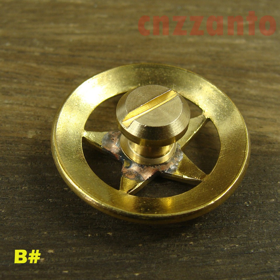 Solid Brass conchos Leathercraft rivet stud Punk screw back Concho | eBay