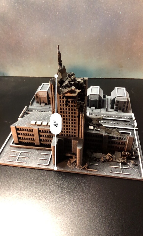 Eyepop Designs 2 XL Building 1/200 Scale works with NECA Sh Monsterarts ...