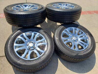 18" Land Rover LR2 OEM Chrome wheels rims Evoque tires 72202 | eBay