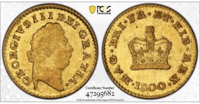 1800 GOLD GREAT BRITAIN 1/3 GUINEA KING GEORGE III COIN PCGS AU50 | eBay
