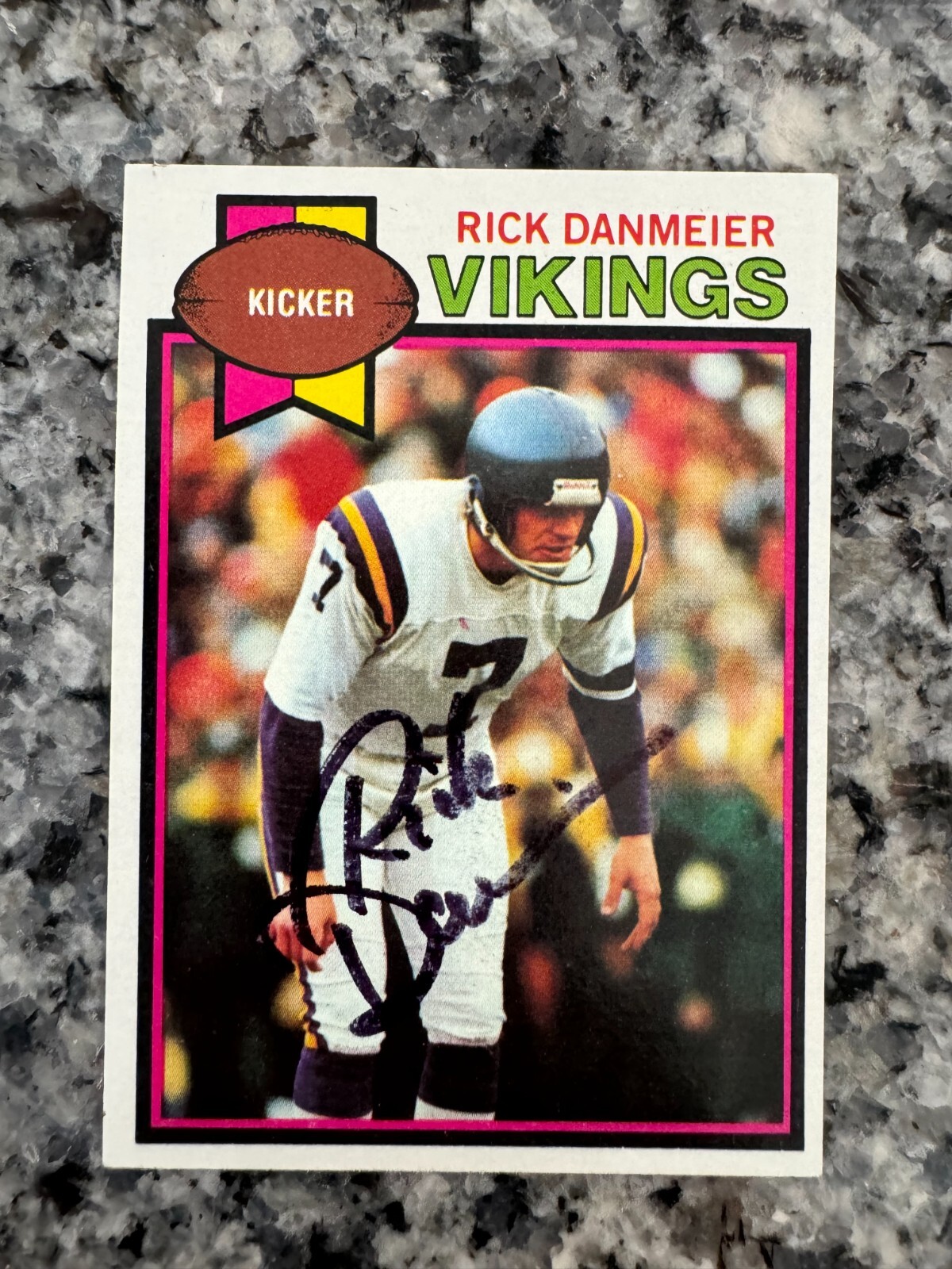 Rick Danmeier Signed MINNESOTA VIKINGS Card 1979 Topps | eBay