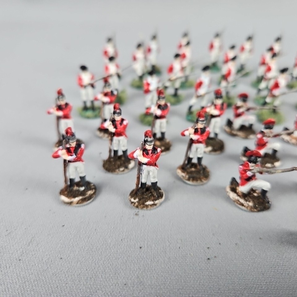 15mm Napoleonic British Infantry Lot (68) Miniature Military Figures ...