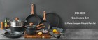 FOHERE Pots and Pans Set , 15 PCS, Aluminum Nonstick Induction Cookware ...