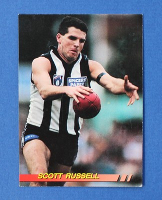 1994 Select AFL Tip Top Bread Variant Scott Russell Collingwood *Rare ...