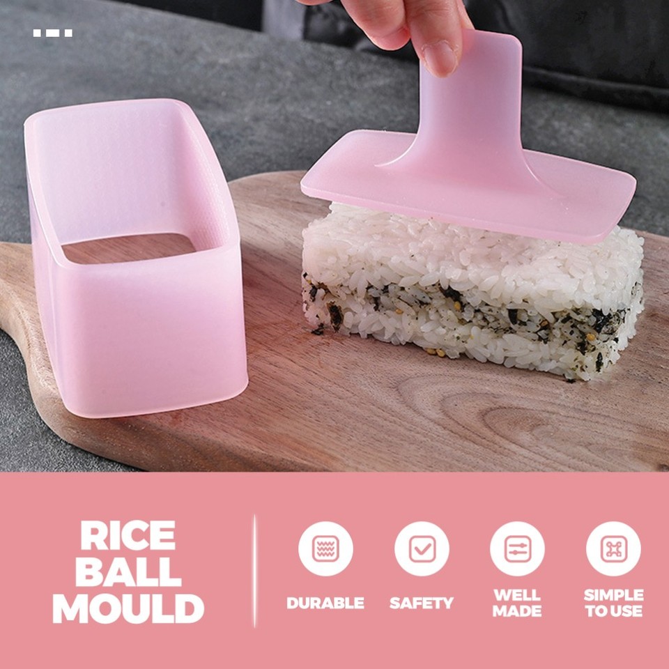 2 Sets Rice Molds Sushi Molds Rice Spoons Sushi Making Kits Onigiri ...