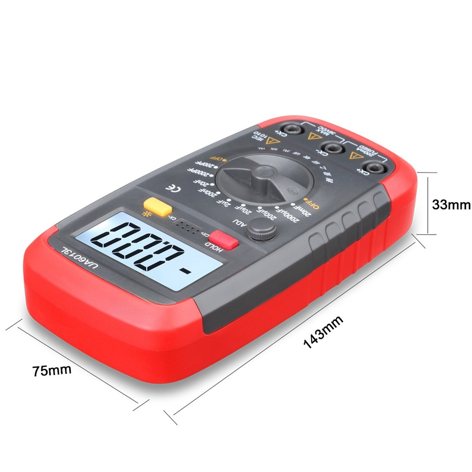 Backlit Display Capacitance Meter Field Inspections Manual Range ...