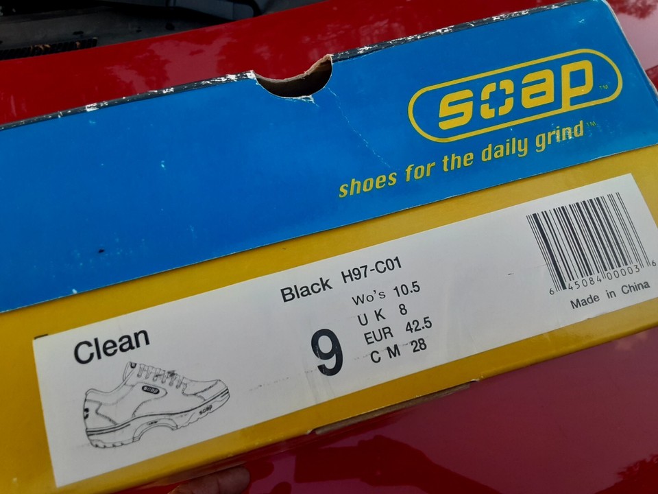Soap ORIGINAL Grind Shoes Black size 9 NEW IN BOX One Of A Kind ...