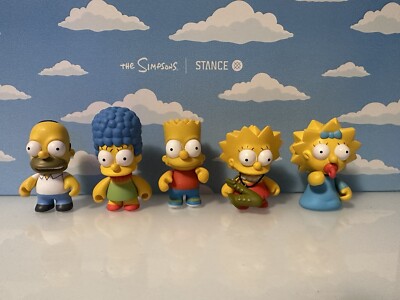 Simpsons Figures KIDROBOT LIMITED EDITION RARE DISCONTINUED FAMILY 5 ...