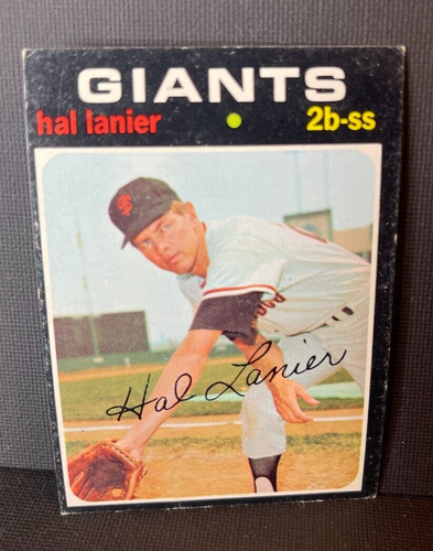 1971 TOPPS # 181 HAL LANIER SAN FRANCISCO GIANTS | eBay