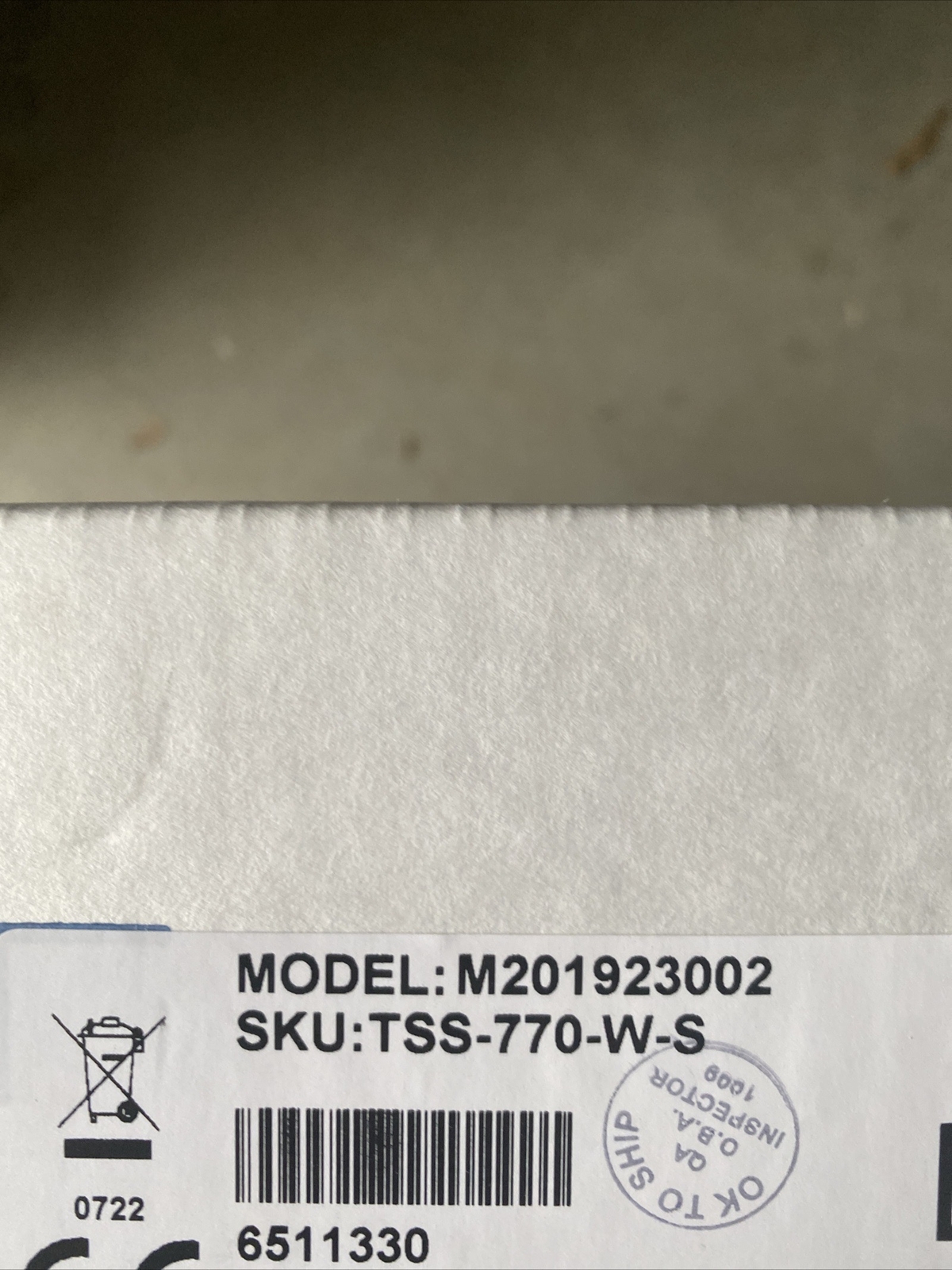 Crestron TSS-770-W-S-LB KIT Factory Sealed w/ TSW‑770‑LB-W-S and TS-770 ...