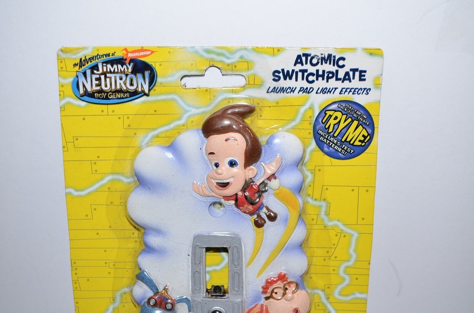 Jimmy Neutron Atomic Switch Plate Cover Launch Pad Light Effects Vtg ...