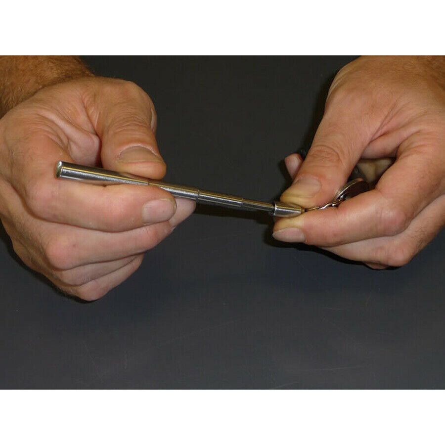 Metal Pen Telescoping Tool Ergonomic Ball Point Pen Portable Key Ring ...