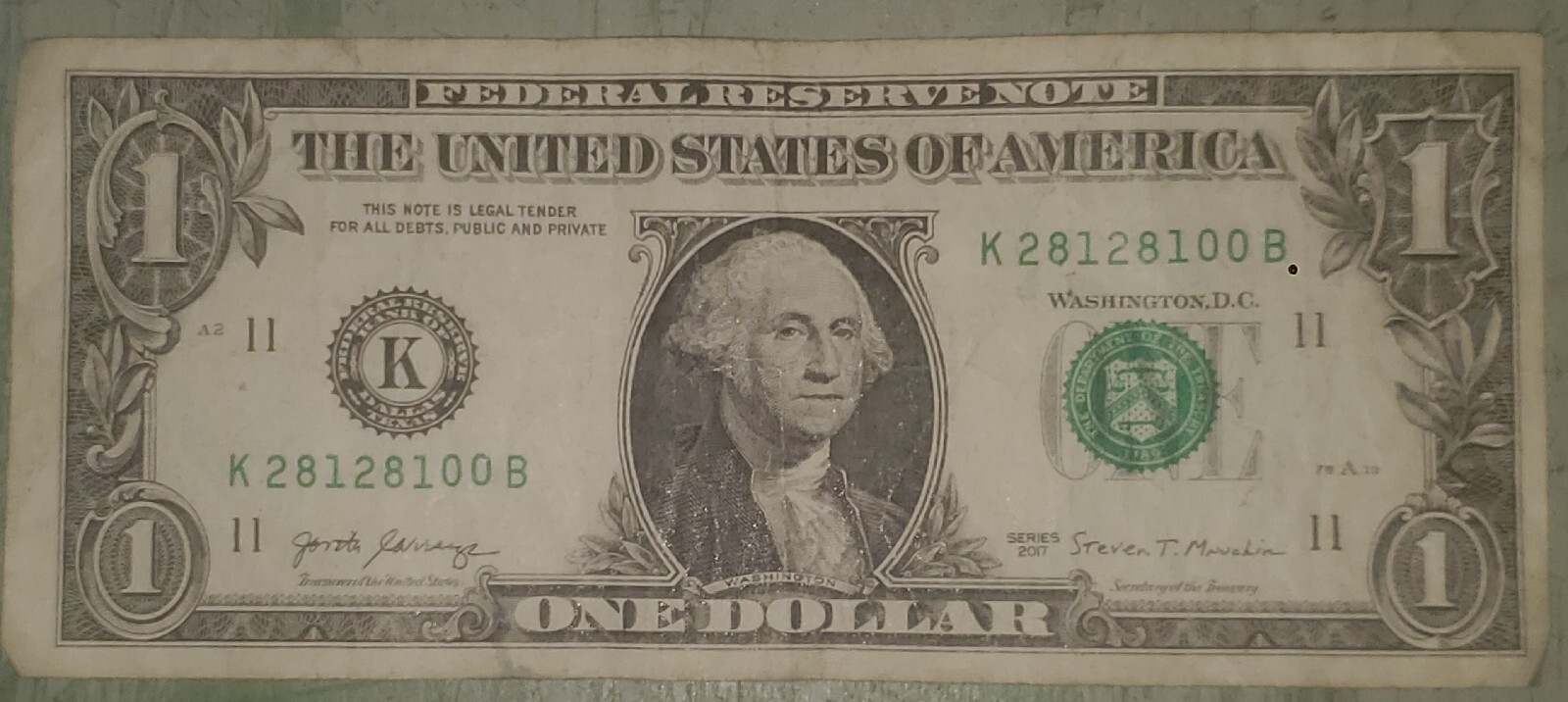 Fancy Money $1 Fancy Serial Number R-A-D-A-R SN~~K 28128100 B~~ | eBay